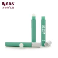 China Slim 10ml Plastic Roller Ball Bottle, Cosmetic Roll‑on Packaging With Aluminum Cap for sale
