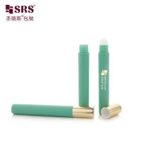 China Slim 10ml Plastic Roller Ball Bottle, Cosmetic Roll‑on Packaging With Aluminum Cap for sale