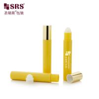 China Custom 15 ML Cosmetic Plastic Roller Bottle Plastic Ball Aluminum Lid Packaging Container for sale