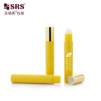 China Custom 15 ML Cosmetic Plastic Roller Bottle Plastic Ball Aluminum Lid Packaging Container for sale