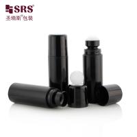 China RPPD-90ML Custom Black PP PCR Roll On Deodorant Gel Cooling Relief Bottle for sale