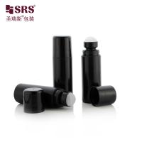 China RPPD-90ML Custom Black PP PCR Roll On Deodorant Gel Cooling Relief Bottle for sale