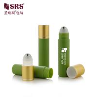 China Wholesale 30ml Refillable Plastic Roll‑on Bottle Steel Ball Aluminum Cap For Perfume Deodorant Oil for sale