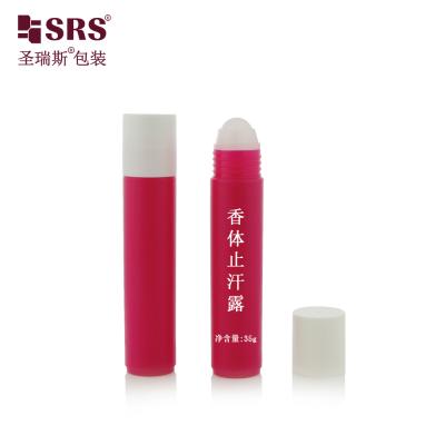 China Wholesale 35 ML Empty PP Roll‑on Deodorant Bottle Plastic Ball Container for sale