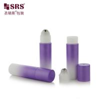 China Custom Printed 18ml Round Plastic Roll‑on Bottle For Body Oil,Perfume,Deodorant for sale