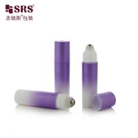 China Custom Printed 18ml Round Plastic Roll‑on Bottle For Body Oil,Perfume,Deodorant for sale