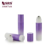 China Custom Printed 18ml Round Plastic Roll‑on Bottle For Body Oil,Perfume,Deodorant for sale