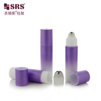China Custom Printed 18ml Round Plastic Roll‑on Bottle For Body Oil,Perfume,Deodorant for sale
