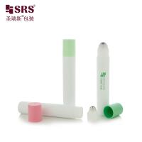 China RPPF 30ML New Arrival Plastic Hair Essence Serum Roller Steel Ball Bottle for sale