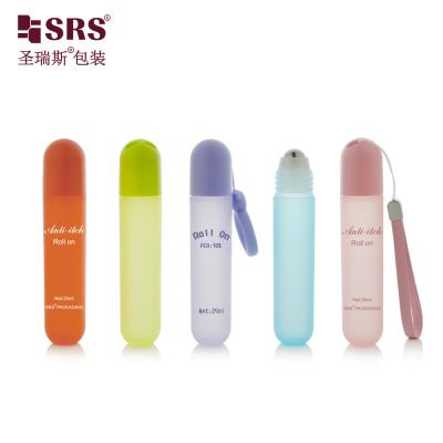 China RPPG Dome Cap With Rope Plastic Roller Ball Bottle For Antiperspirant for sale