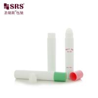 China 30ml Empty Plastic Roller Bottle with Flat Cap and Plastic Roller Ball, Refillable Travel Size Roll-on Bottle for sale