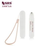 China 25ml Empty Plastic Roll-on Bottle Round Bottom with Round Cap and Steel Ball for sale