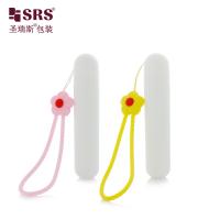 China 25ml Empty Plastic Roll-on Bottle Round Bottom with Round Cap and Steel Ball for sale