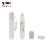 China 25ml Empty Plastic Roll-on Bottle Round Bottom with Round Cap and Steel Ball for sale