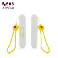 China 25ml Empty Plastic Roll-on Bottle Round Bottom with Round Cap and Steel Ball for sale