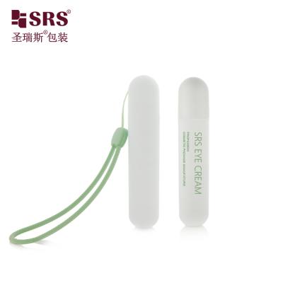 China 25ml Empty Plastic Roll-on Bottle Round Bottom with Round Cap and Steel Ball for sale