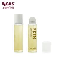 China 90ml PET Roll On Bottle Leak Proof Empty Container for Body Oil Deodorant Skincare for sale