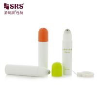 China Wholesale 20ml Empty Plastic Roll‑on Vial Round Cover Steel Ball Bottle For Fabric Stain Remover Liquid for sale