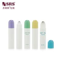China Wholesale 20ml Empty Plastic Roll‑on Vial Round Cover Steel Ball Bottle For Fabric Stain Remover Liquid for sale