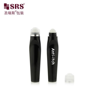 China 12ml  PETG Roll On Bottle Curved Body Empty Container for Eye Serum Essential Oil for sale