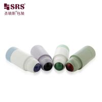 China Replaceable Gemstone Roll-on Bottle Empty Cosmetic Container For Deodorant for sale