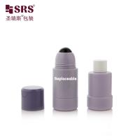 China Replaceable Gemstone Roll-on Bottle Empty Cosmetic Container For Deodorant for sale