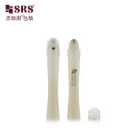 China 15ml PETG Roll On Bottle Stainless Steel Ball Portable Massage Container for Essential Oil for sale