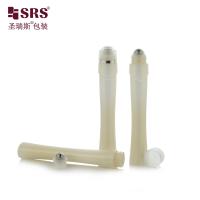 China 15ml PETG Roll On Bottle Stainless Steel Ball Portable Massage Container for Essential Oil for sale