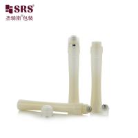 China 15ml PETG Roll On Bottle Stainless Steel Ball Portable Massage Container for Essential Oil for sale