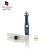 China 15ml PETG Roll On Bottle Slim Curved Body Stainless Steel Ball for Essential Oil Aromatherapy Liquid for sale