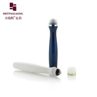 China 15ml PETG Roll On Bottle Slim Curved Body Stainless Steel Ball for Essential Oil Aromatherapy Liquid for sale