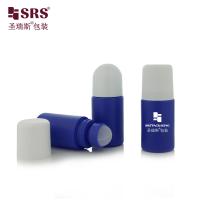 China Wholesale 60ml Round Cylinder Large‑capacity Plastic Roller Bottle Empty Roll‑on Packaging for sale