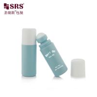 China 75ml Round Plastic Roll‑on Bottle Empty Deodorant Roller Bottle Multiple Optional Caps for sale