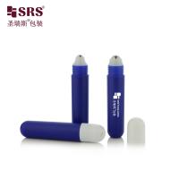 China RPPG 25ML Portable Injection Custom Color Blue Plastic Roll On Bottle With Rope For Anti-Itch Liquid for sale
