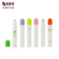 China RPPF 1 oz 30ml Plastic PP PCR Recycled Roll On Bottle With Dome Cap For Cooling Gel for sale