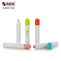 China RPPF 1 oz 30ml Plastic PP PCR Recycled Roll On Bottle With Dome Cap For Cooling Gel for sale