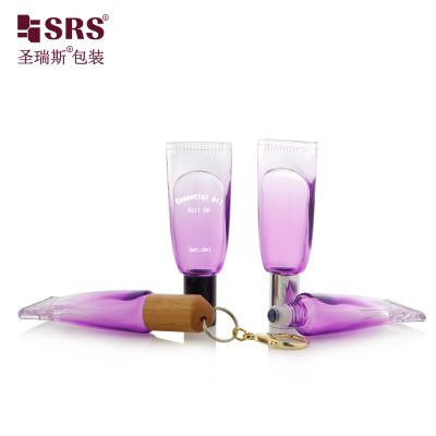 China 10ml Special Shaped Glass Roll On Bottle Colorful Empty Cosmetic Container for Essential Oil Perfume for sale