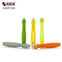 China 15ml PETG Empty Roller Ball Container For Herbal Liquid Bite Relief Cosmetic Packaging for sale
