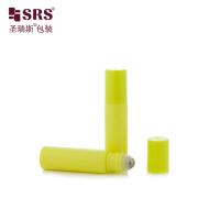 China Wholesale Custom Logo 10ml PET Roll On Bottle Empty Roller ball Container for sale