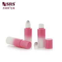 China PET Roll On Bottle With 18mm Neck, Empty PET Cosmetic Roller Bottle for sale