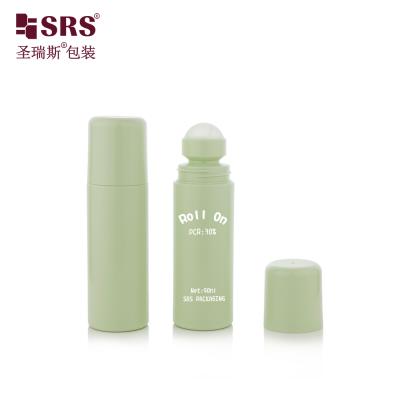 China Eco Friendly PCR Plastic Roller Bottle Interchangeable Cap for Anti Itch Personal Care Liquid for sale