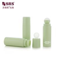 China Eco Friendly PCR Plastic Roller Bottle Interchangeable Cap for Anti Itch Personal Care Liquid for sale
