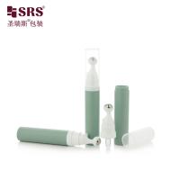 China Press Vacuum Roll On Bottle Empty Cosmetic Roller Bottle Serum Massage Container for sale
