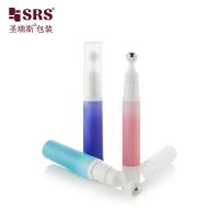 China Refillable Airless Roller Ball Bottle Press Pump Cosmetic Vacuum Bottle For Eye Cream Essential Oil Packaging for sale