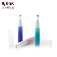 China Refillable Airless Roller Ball Bottle Press Pump Cosmetic Vacuum Bottle For Eye Cream Essential Oil Packaging for sale
