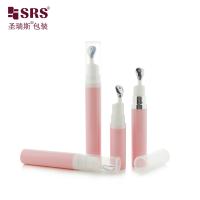 China Luxury Alloy Pump Airless Bottle Press Type Cosmetic Vacuum Container Custom Color & Printing for sale