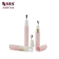 China Luxury Alloy Pump Airless Bottle Press Type Cosmetic Vacuum Container Custom Color & Printing for sale