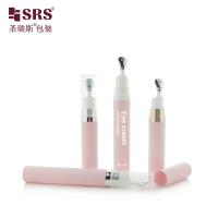 China Luxury Alloy Pump Airless Bottle Press Type Cosmetic Vacuum Container Custom Color & Printing for sale