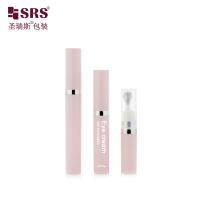 China Luxury Alloy Pump Airless Bottle Press Type Cosmetic Vacuum Container Custom Color & Printing for sale
