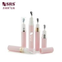 China Luxury Alloy Pump Airless Bottle Press Type Cosmetic Vacuum Container Custom Color & Printing for sale